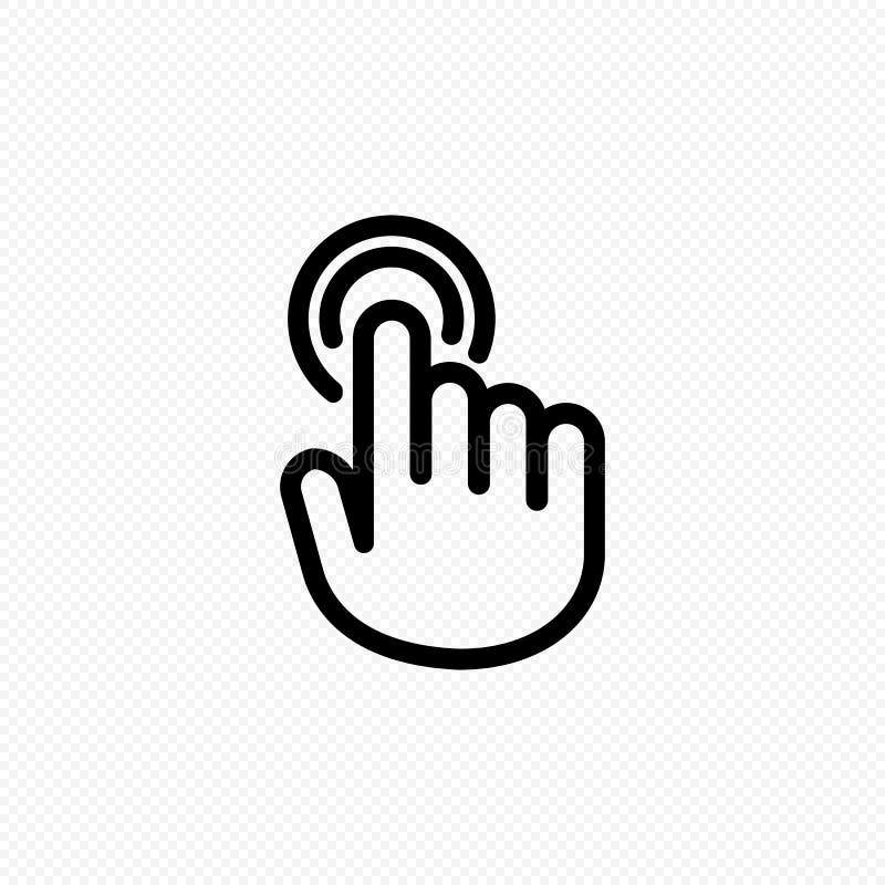 Hand Cursor Touch Screen Gestures Icon. Swipe To Left Right Up Icon ...