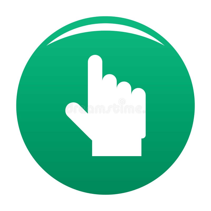 Mouse Hand Cursor Green Background Stock Illustrations – 1,287 Mouse ...