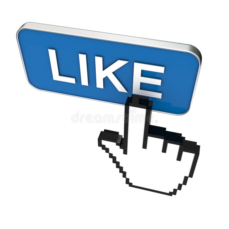 Hand-Cursor-Zeiger stock abbildung. Illustration von taste - 78915988