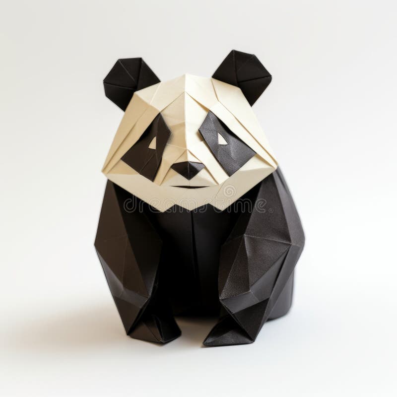 Origami Paper Panda: a Stunning Object Portraiture in Biedermeier Style ...