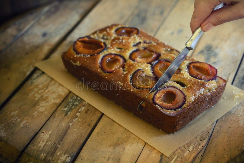 Hand cutting cake stock image. Image of pink, glass, baked - 33043797