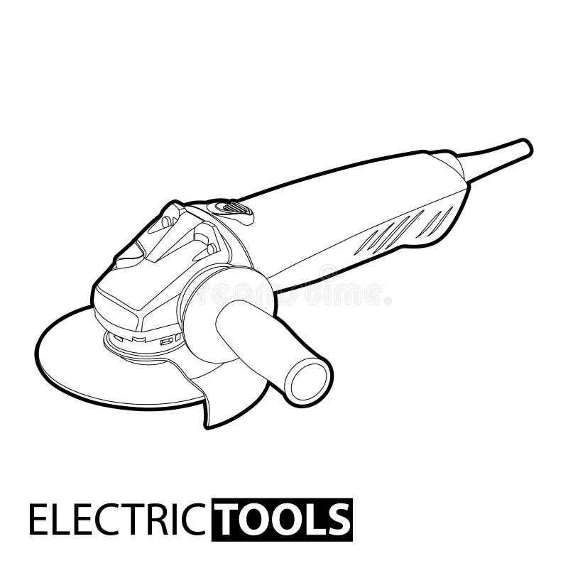 Hand cutting machine stock vector. Illustration of background - 83414373