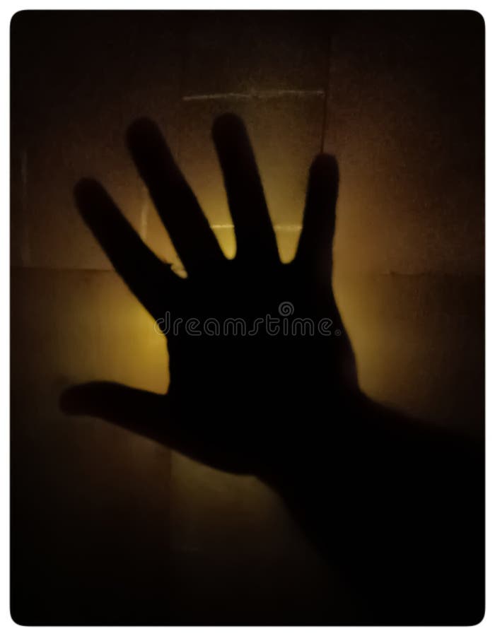 Hand in the dark stock image. Image of hand, black, siluet - 239393279