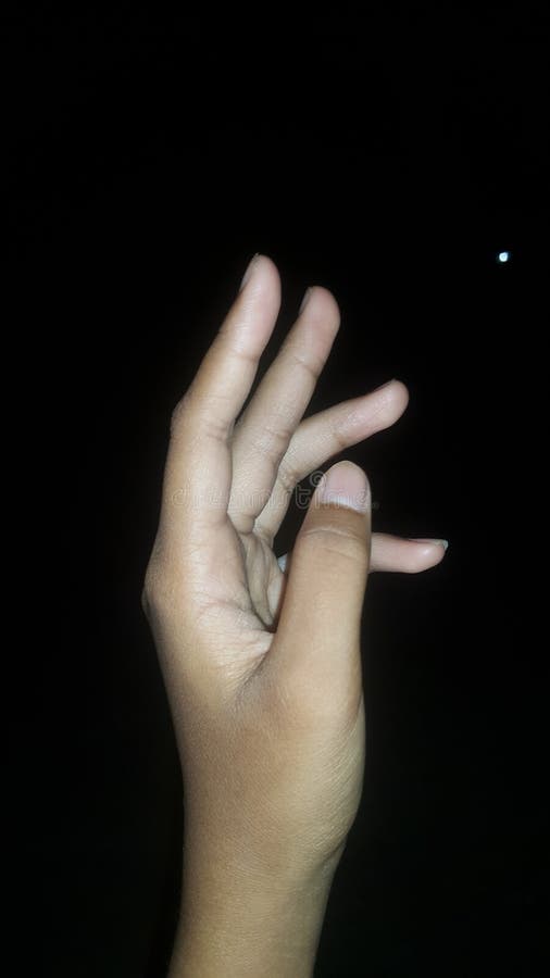 Hand in the dark stock photo. Image of hand, perfect - 165485622