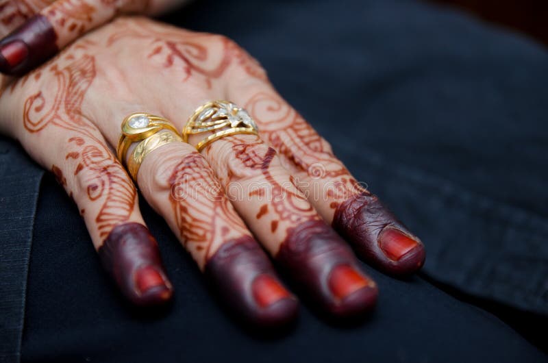 Foot Decorated with Henna stock image. Image of still - 22187035