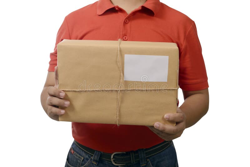 Hand Deliver A Package stock image. Image of packaging - 49357945