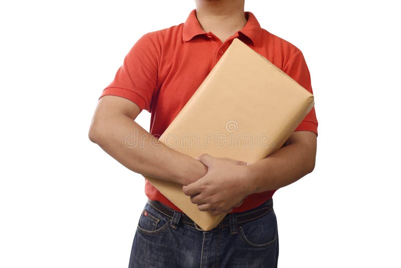 Hand deliver a parcel stock photo. Image of decoration - 26849216