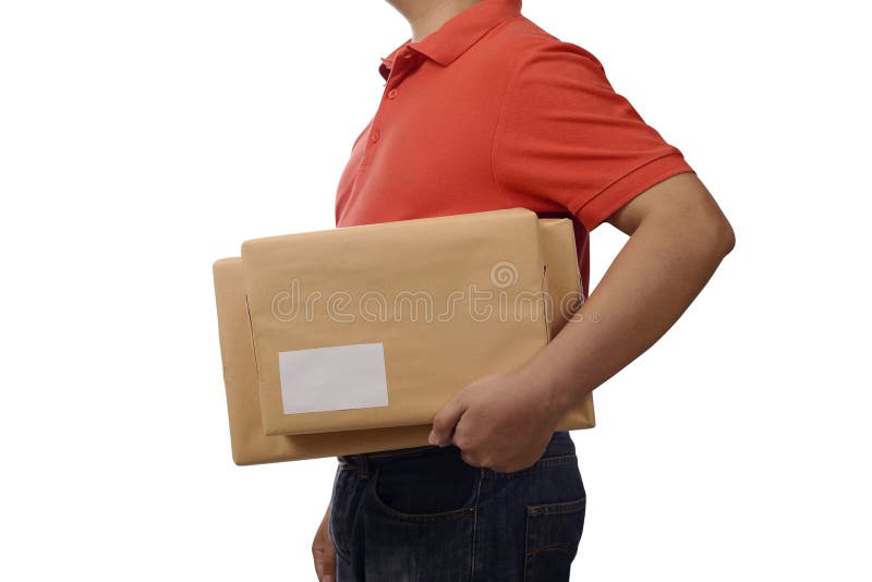 Hand Deliver a Package stock image. Image of male, delivery - 49358131