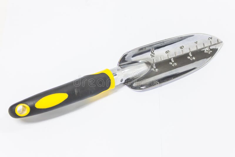 Hand Digging by Small Shovel Stock Image - Image of scoop, stainless ...