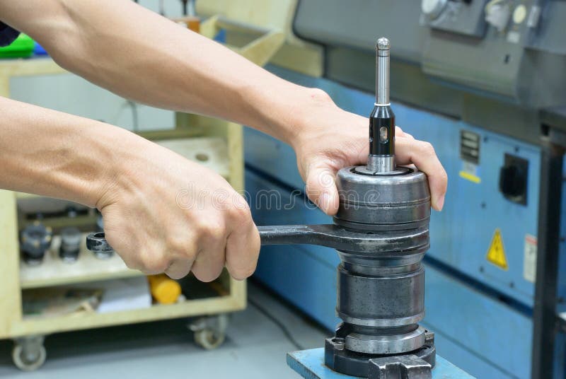 The Hand Dis-assembly Measuring Too Stock Image - Image of ...