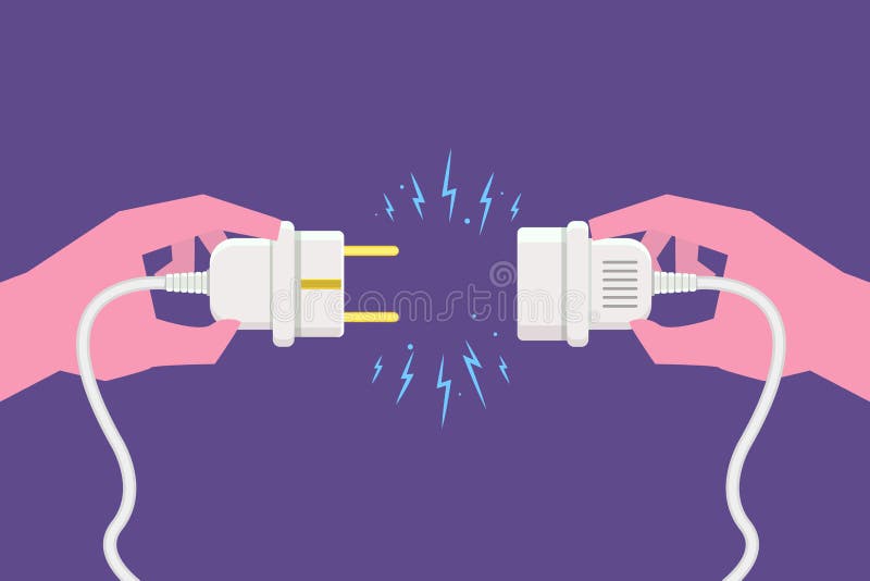 Plug Disconnecting Stock Illustrations – 177 Plug Disconnecting Stock ...