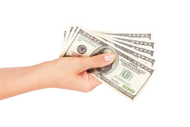 Hand with dollar stock photo. Image of concepts, bank - 27206122
