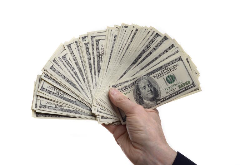 Hand with dollar currency stock photo. Image of dollar - 39189384