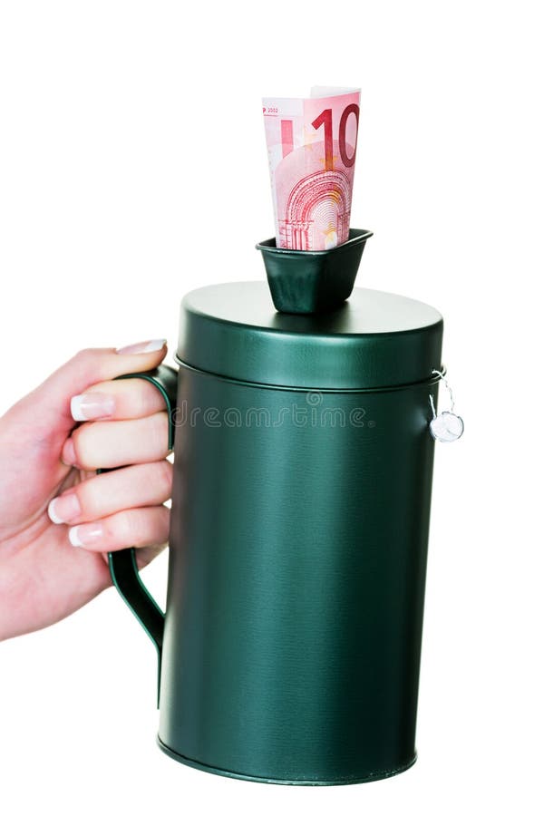 Hand with donation box stock image. Image of europe, delivery - 34426673