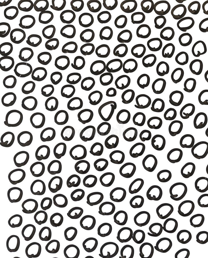 Hand-draw Back Ink Background. Creative Monochrome Hand Drawn ...