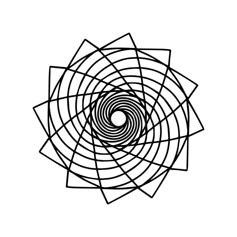 Hand-draw Black Vector Illustration of Metallic Gear Isolated on a ...