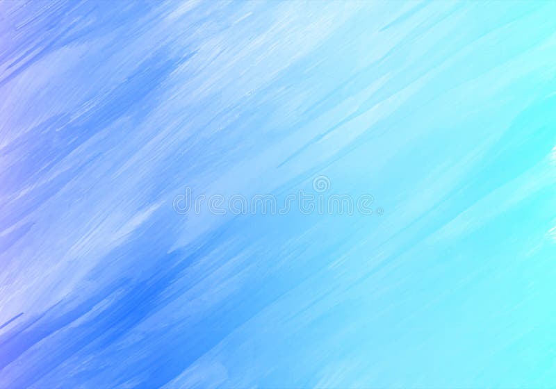 Hand Draw Blue Colorful Watercolor Texture Background Stock ...