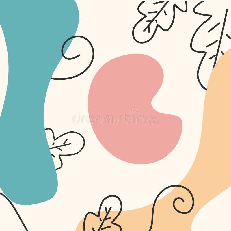 Hand Draw Colored Background Vector Stock Vector - Illustration of ...