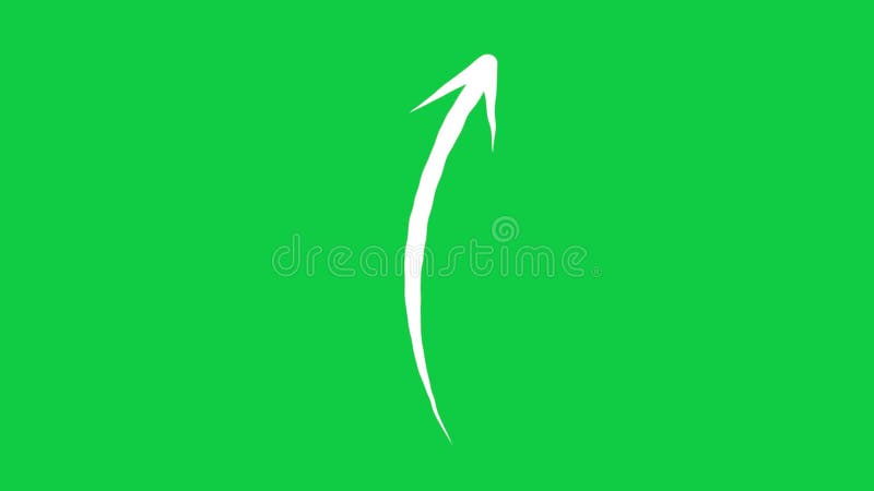 Hand Draw Doodle Arrow with Scribble Animation Stock Footage - Video of ...