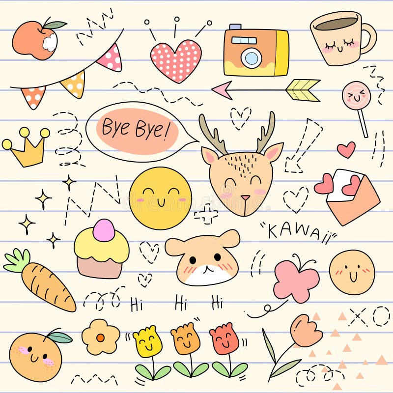 Line Doodle Sets Stock Illustrations – 239 Line Doodle Sets Stock ...