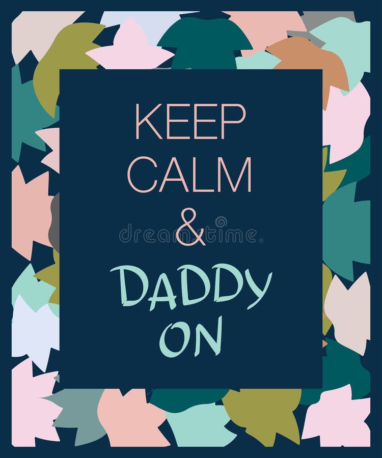 Hand Draw for Father S Day Card. Vector Illustration. Stock ...