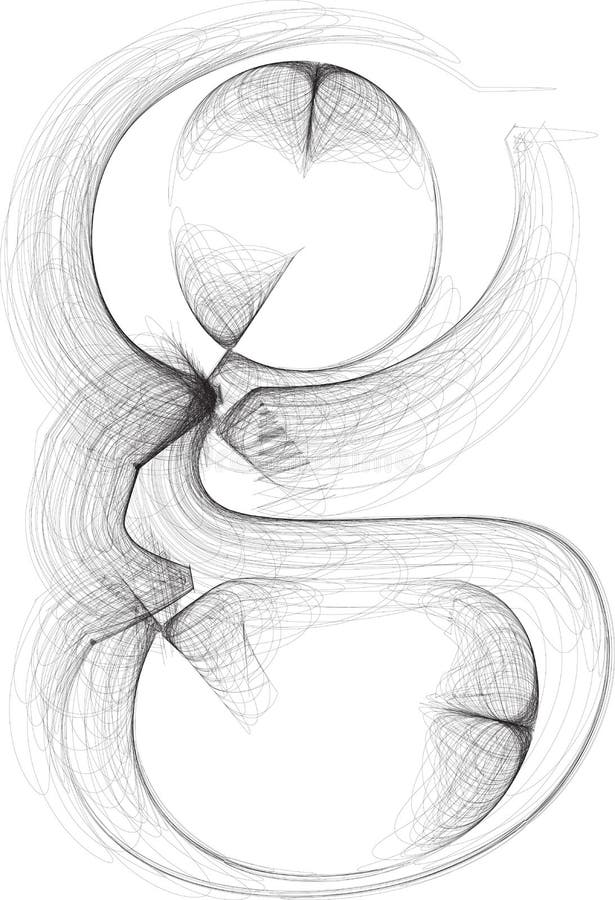 Hand draw font. LETTER g stock vector. Illustration of school - 100818552