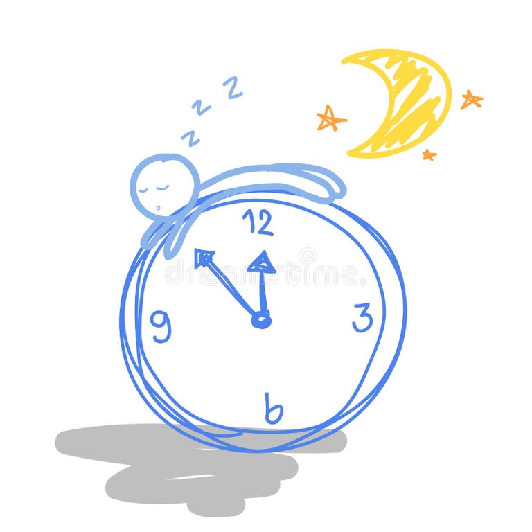Goodnight Clock Cartoon Stock Illustrations – 74 Goodnight Clock ...