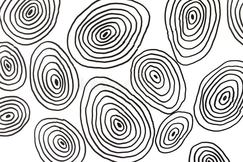 Hand-draw Ink Stripes Background Stock Illustration - Illustration of ...