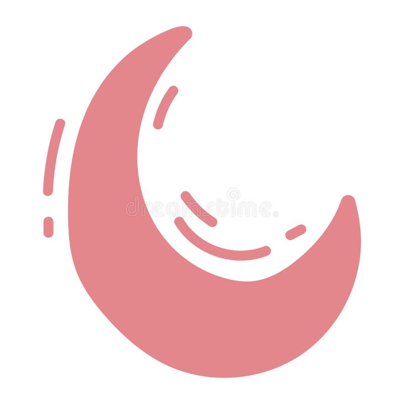 Hand Draw Moon Sketch Icon Vector Stock Vector - Illustration of sign ...
