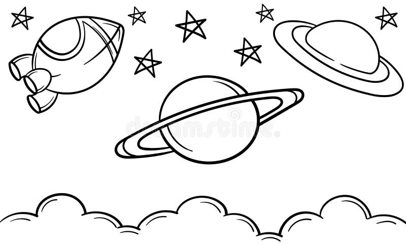 Planetarium Clipart Black And White Heart