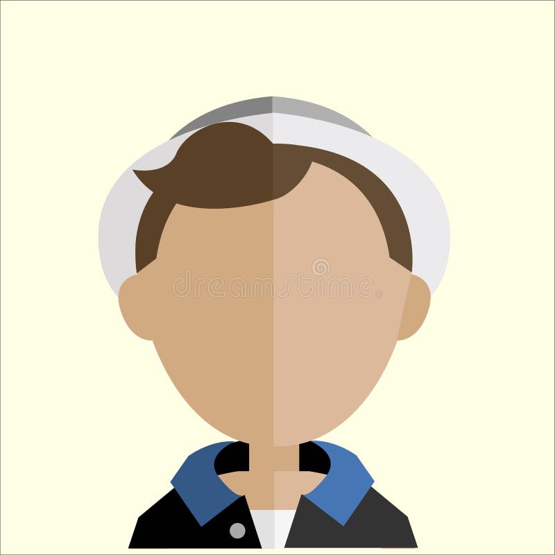 Hand Draw People Avatar Vector Stock Vector - Illustration of line ...