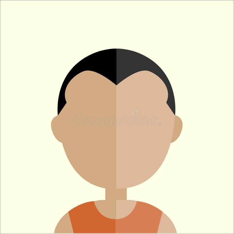 Hand Draw People Avatar Vector Stock Vector - Illustration of line ...
