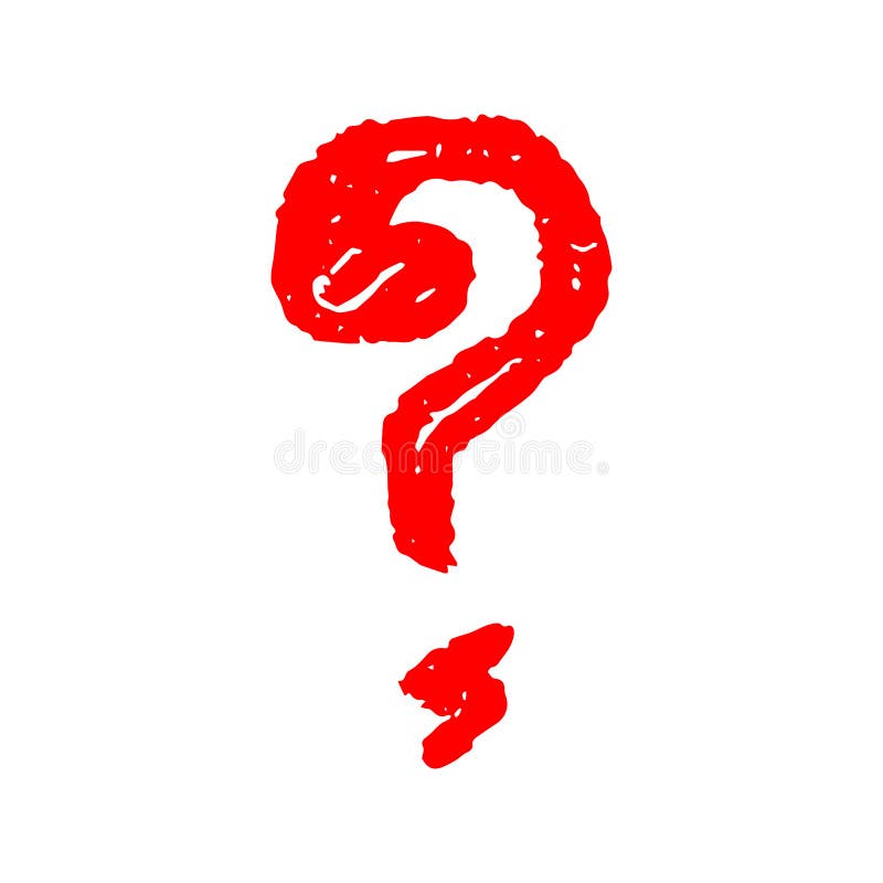 Hand draw Question mark stock vector. Illustration of icon - 142111922 Hand draw Question mark stock vector. Illustration of icon - 142111922
