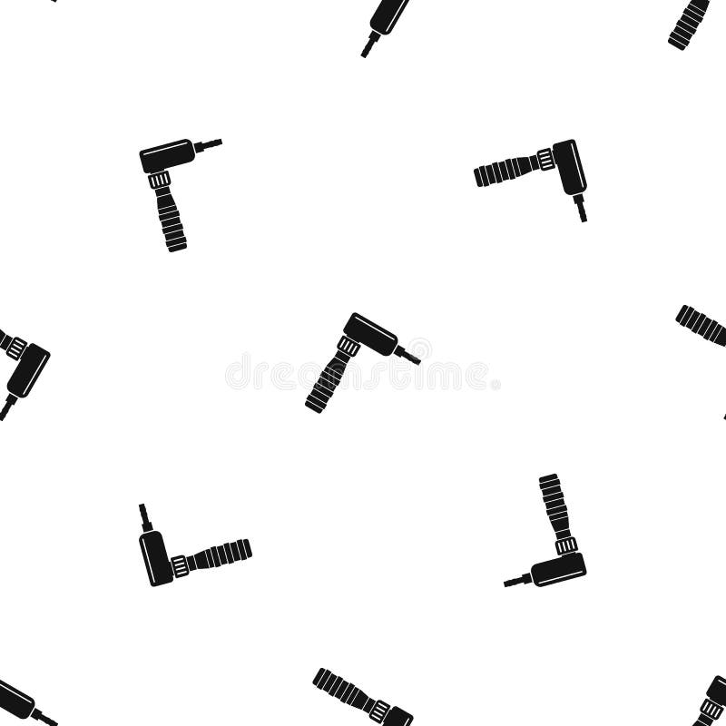 Hand Draw Rotary Tattoo Machine Icon Outline Stock Vector ...