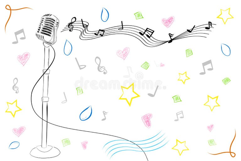 Border Microphone Stock Illustrations – 1,054 Border Microphone Stock ...