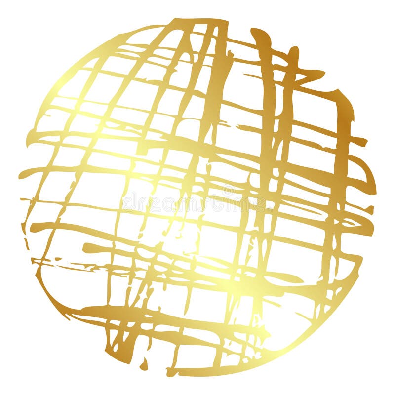 Hand Draw Vector Sketch Frame Scribble, Gold Golden Stock Vector ...