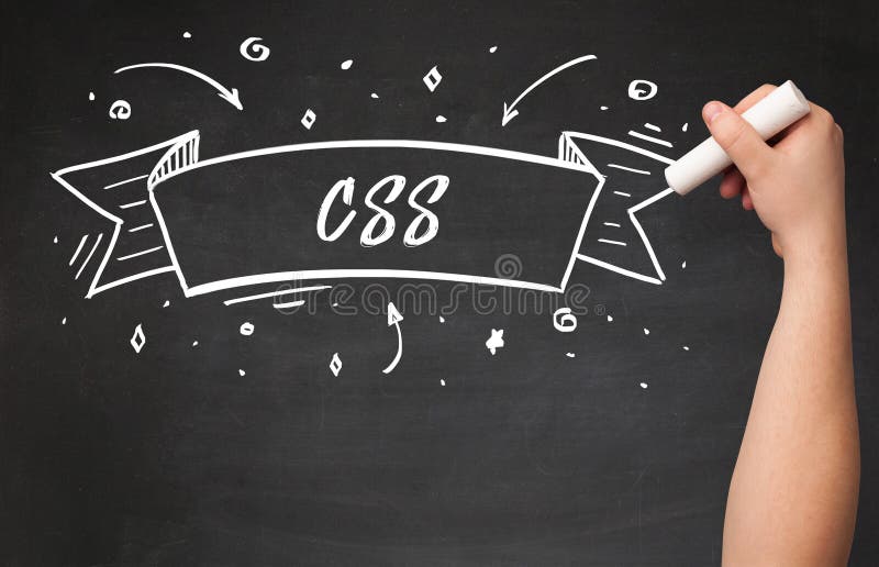 Hand Drawing Abbreviation Concept Stock Image - Image of chalkboard ...