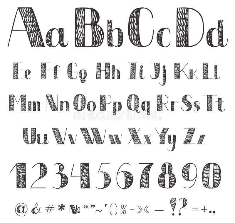 Line Drawing Alphabet Abc Stock Illustrations – 9,234 Line Drawing ...