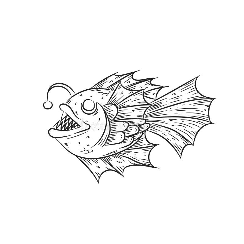 Monkfish Sea Stock Illustrations – 152 Monkfish Sea Stock Illustrations ...