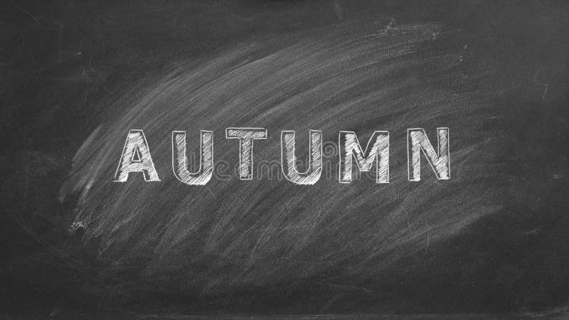 Autumn text on chalkboard stock video. Video of desk - 291398445 Autumn text on chalkboard stock video. Video of desk - 291398445