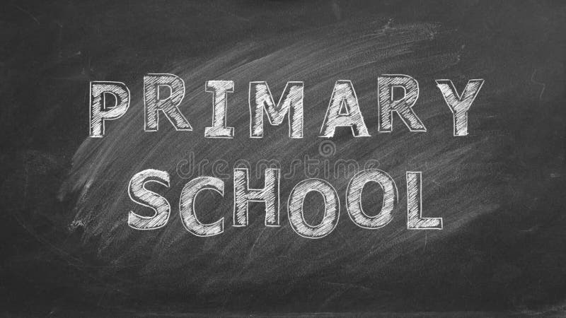 Primary School. Text on Blackboard Stock Footage - Video of greenboard ...