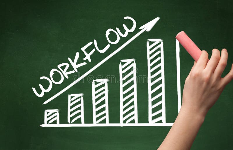 Hand Drawing Business Concept Stock Photo - Image of successful ...