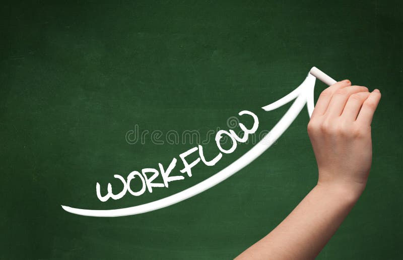 Hand Drawing Business Concept Concept Stock Photo - Image of concept ...