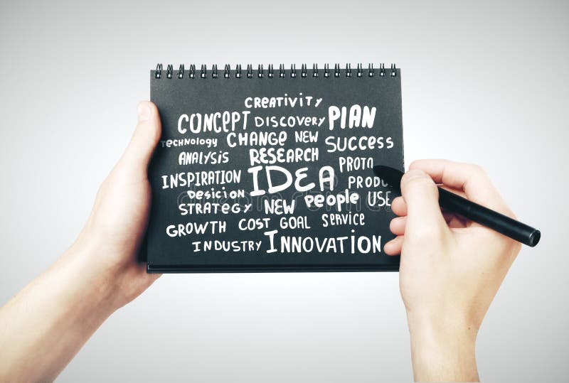 Hand drawing business tags stock image. Image of hand - 161654165