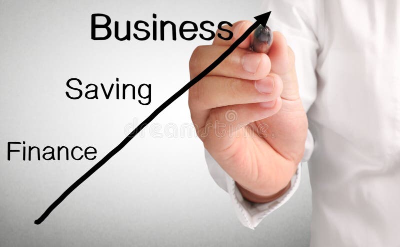 Hand drawing chart show stock illustration. Illustration of pencil ...