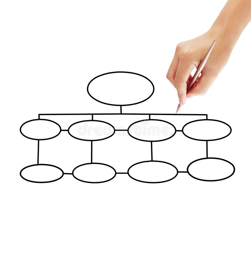 Hand drawing chart stock illustration. Illustration of seminar - 91306611