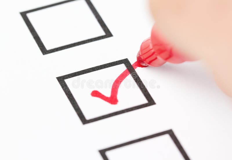 Hand drawing check mark stock photo. Image of mark, checkbox - 24368304