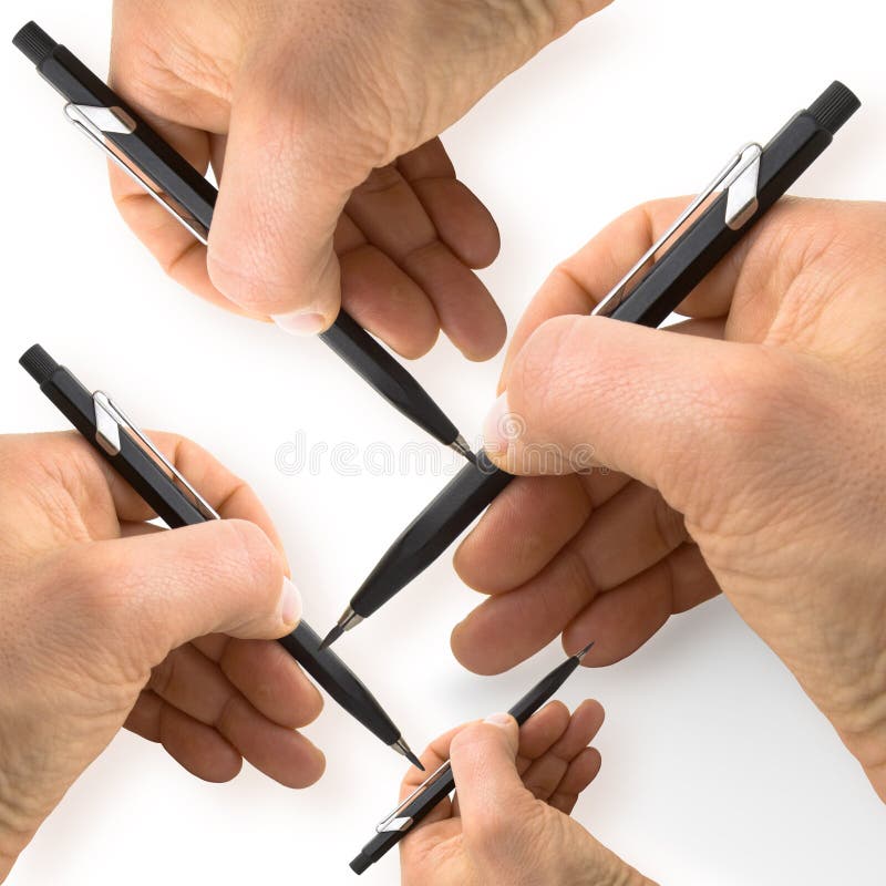Hand Drawing Hand - Concept Image Stock Photo - Image of psychologist ...