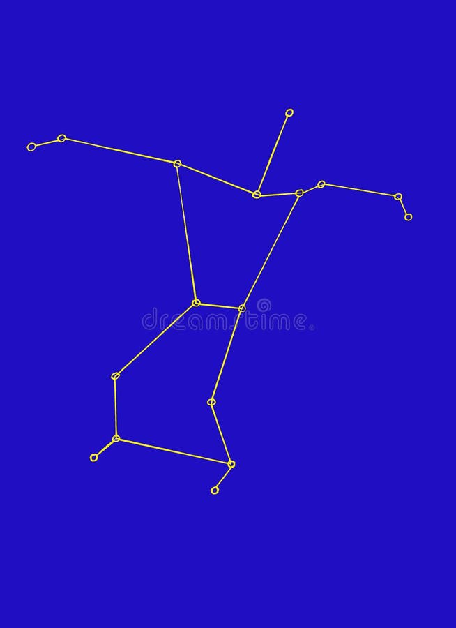 The Constellation of Andromeda. the Chained Maiden - Linear Icon ...