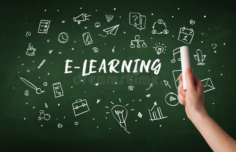 Hand Drawing Education Concept Concept Stock Illustration ...